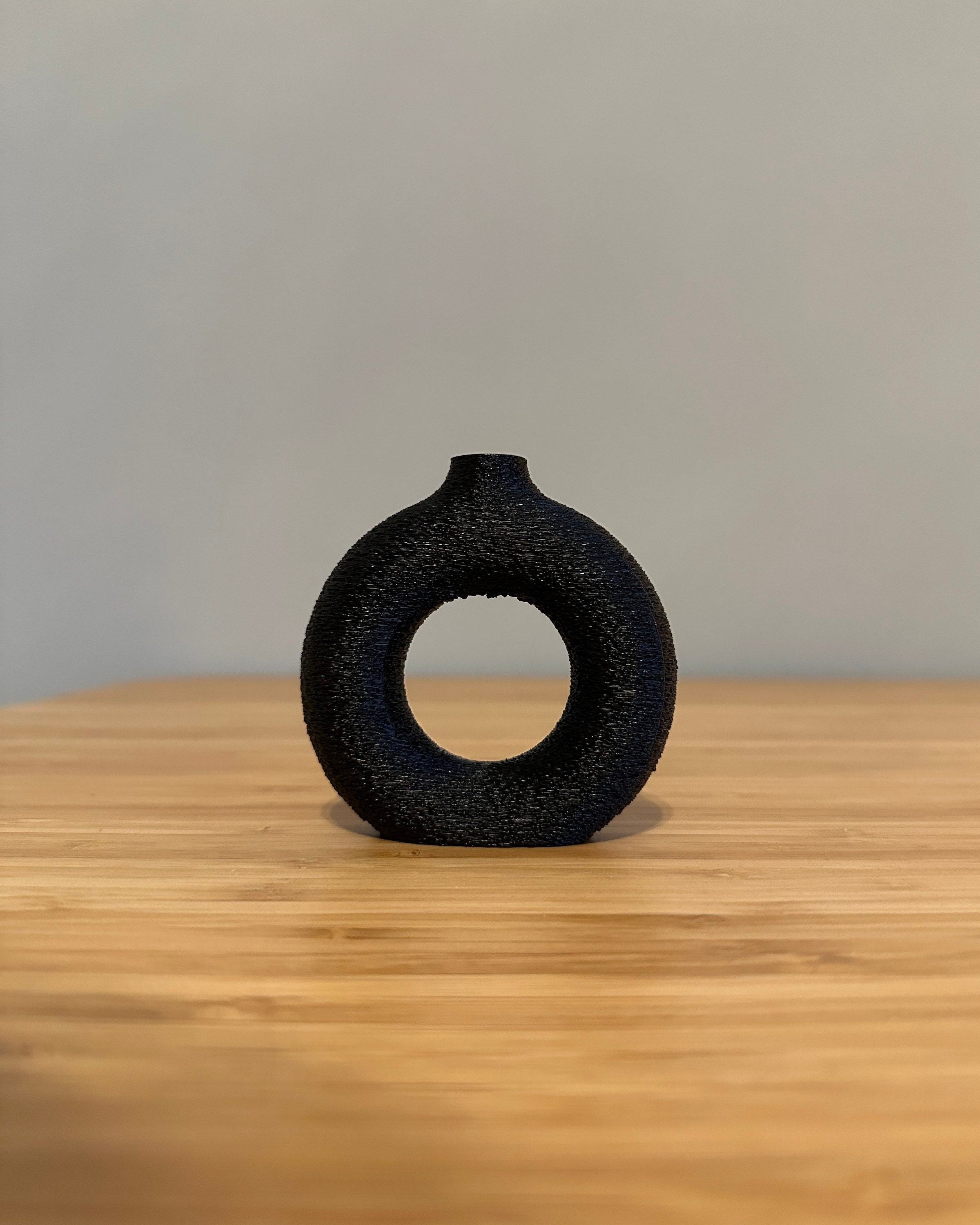 Mini Donut Vase, 3 Modern 3D Printed Textured Vase - Etsy