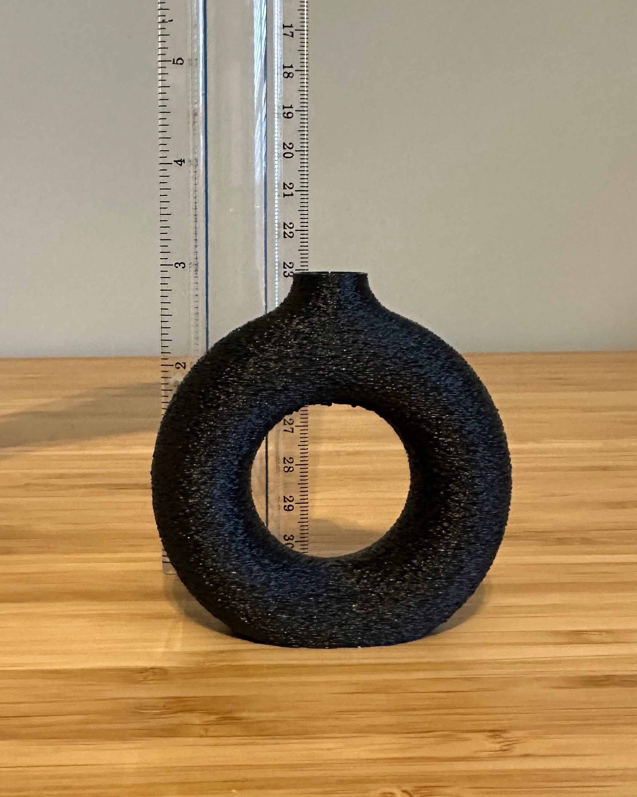 Mini Donut Vase, 3 Modern 3D Printed Textured Vase - Etsy