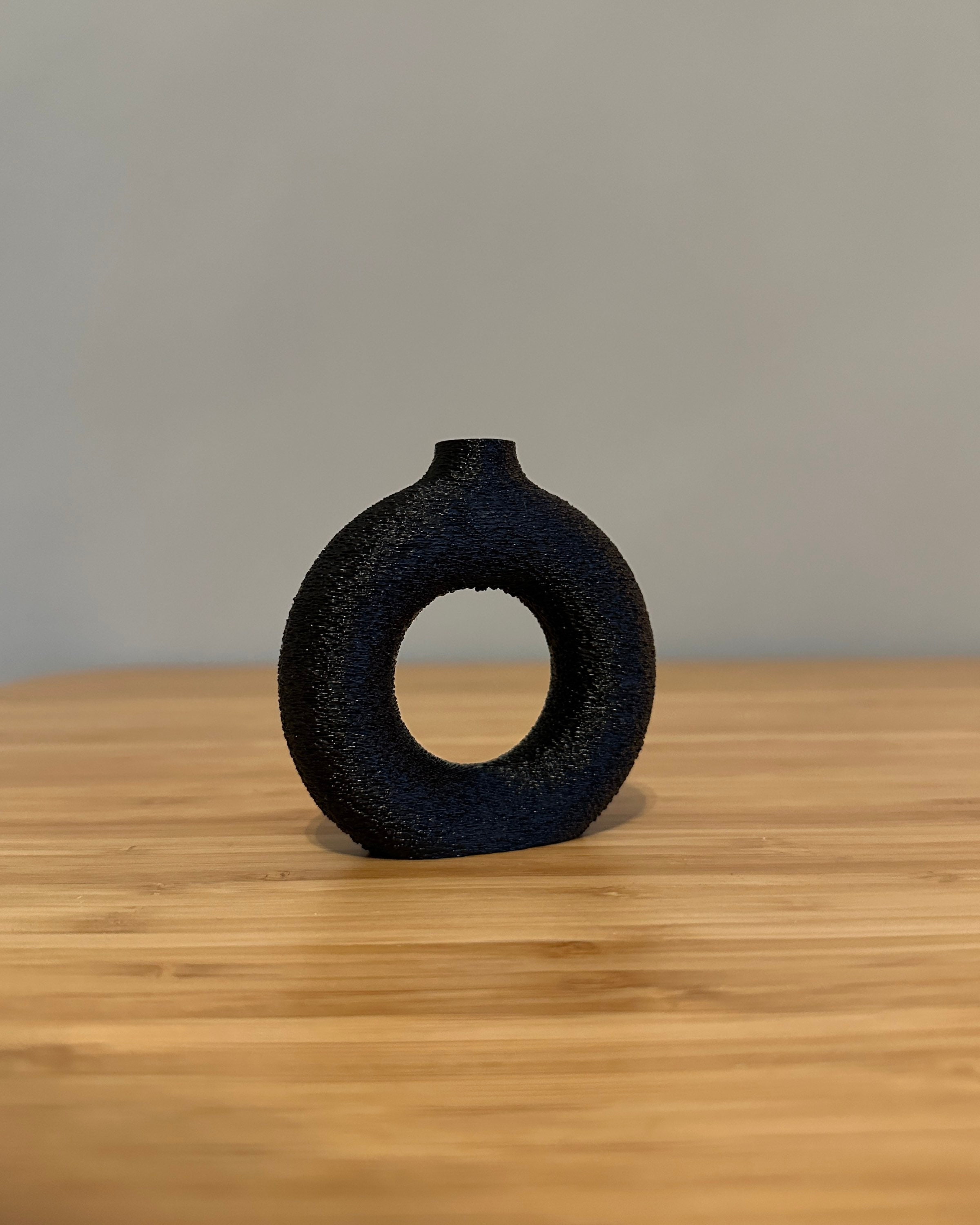 Mini Donut Vase, 3 Modern 3D Printed Textured Vase - Etsy