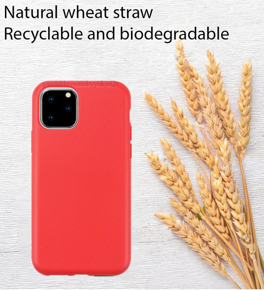100% Biodegradable Eco-friendly Phone Case for iPhone 7 8 X XR XS SE 11 ...