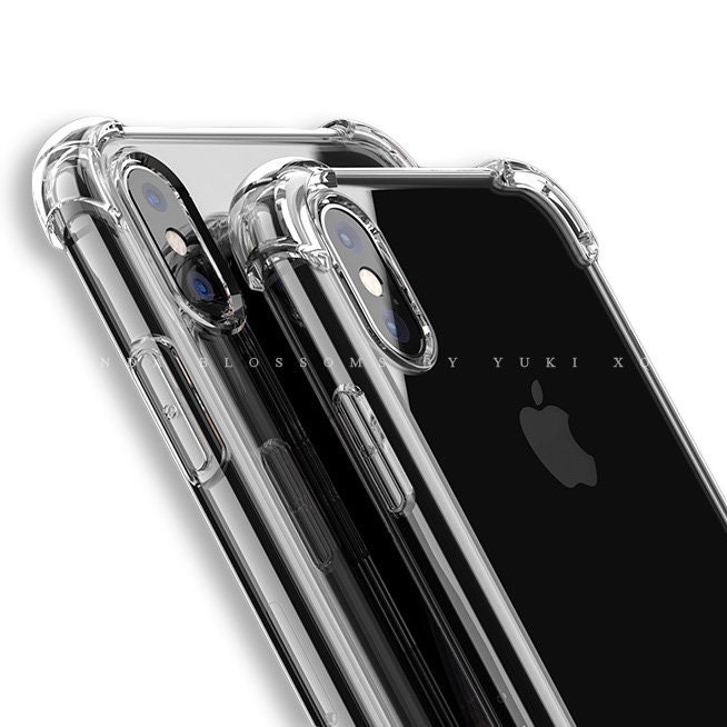 Crystal Clear Reinforced Corners Hard Impact Phone Case. Shock | Etsy