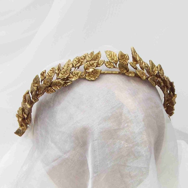 Gold Leaf Crown - Etsy