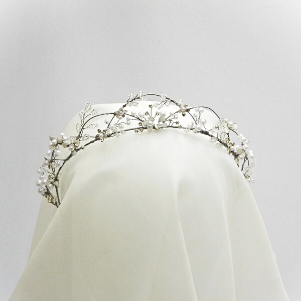 Beaded Tiara - Etsy