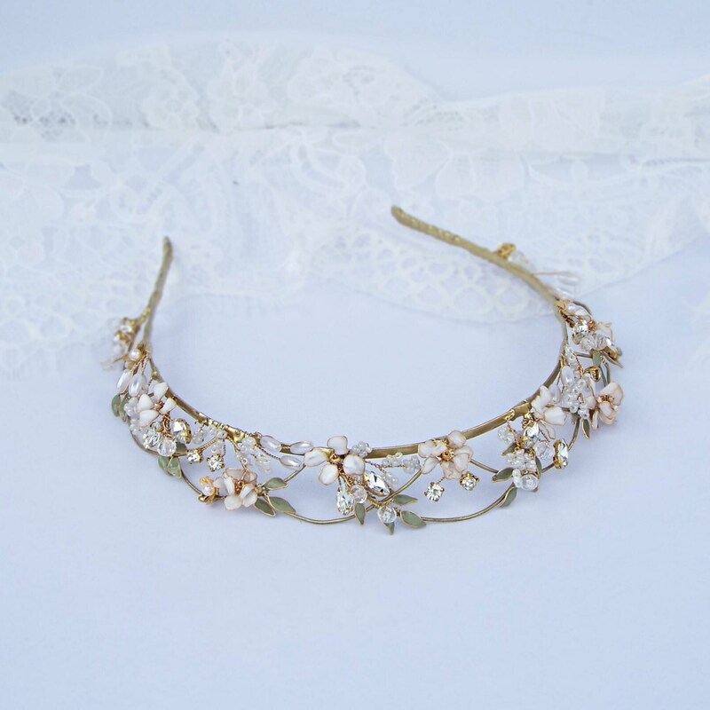 Beaded Tiara - Etsy