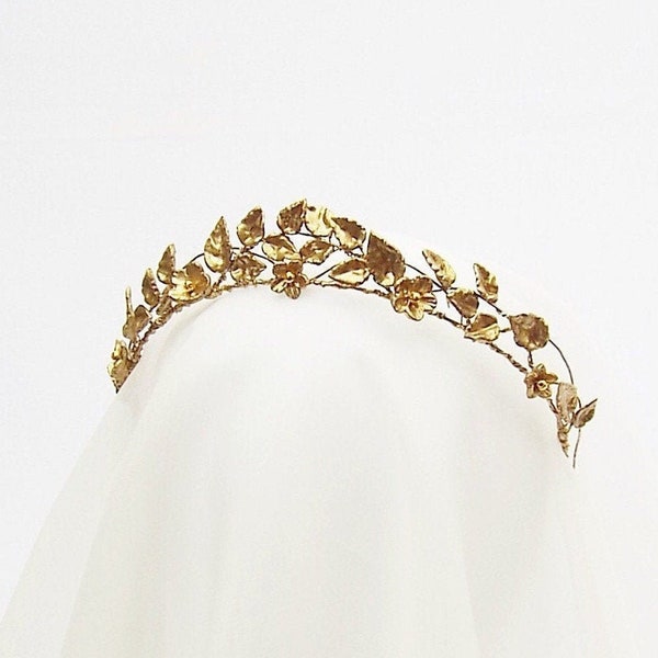 Gold Tiara - Etsy