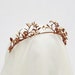 Bronze Bridal Tiara Bohemian Bridal Crown Bronze Tiara - Etsy