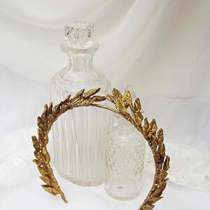Gold Leaf Greek Style Crown, Grecian Headpiece, Bridal Accessory ...