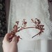 Bronze Bridal Tiara Bohemian Bridal Crown Bronze Tiara - Etsy