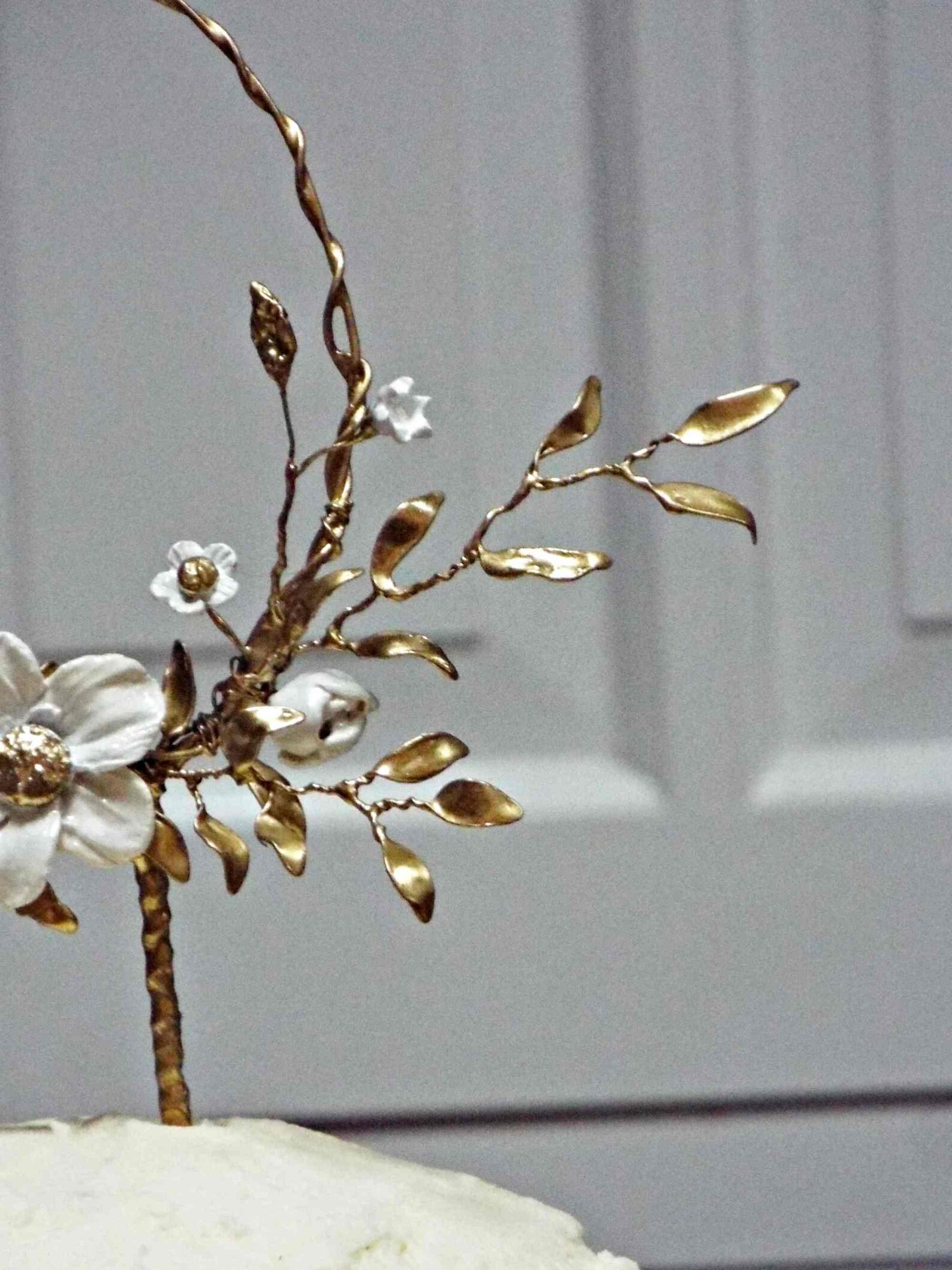 Gold Cake Topper Hoop Wire Cake Topper Gold Cake - Etsy