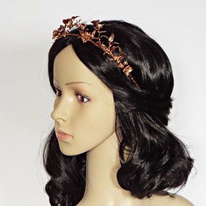 Bronze Bridal Tiara Bohemian Bridal Crown Bronze Tiara - Etsy