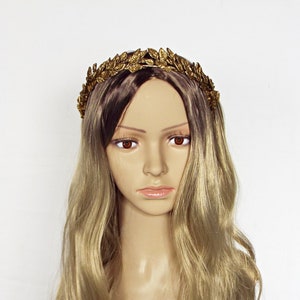 Gold Leaf Greek Style Crown, Grecian Headpiece, Bridal Accessory ...