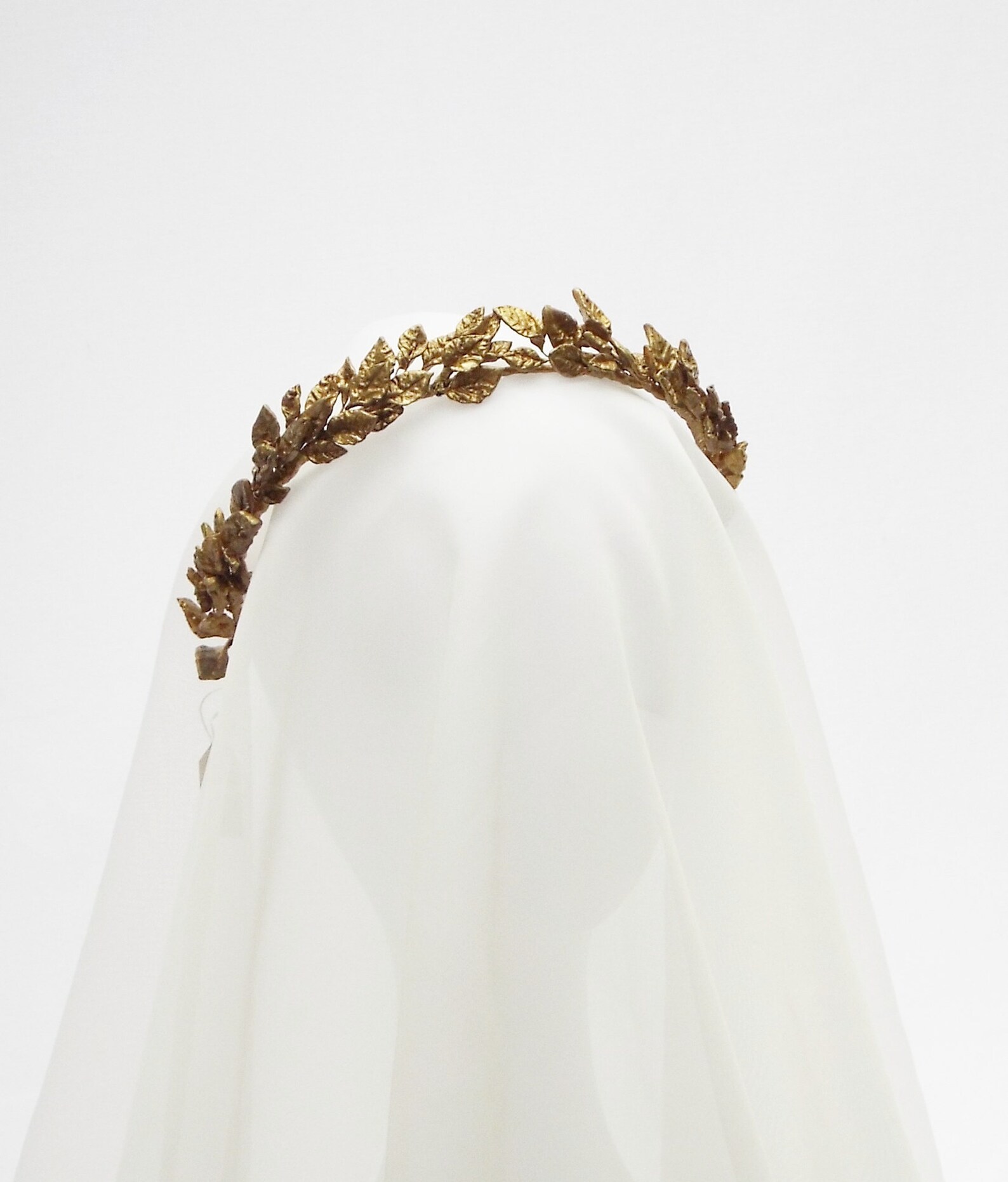 Gold Leaf Greek Style Crown Grecian Headpiece Bridal | Etsy