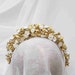 Golden Headdress Gold Bridal Crown Wedding Headpiece - Etsy