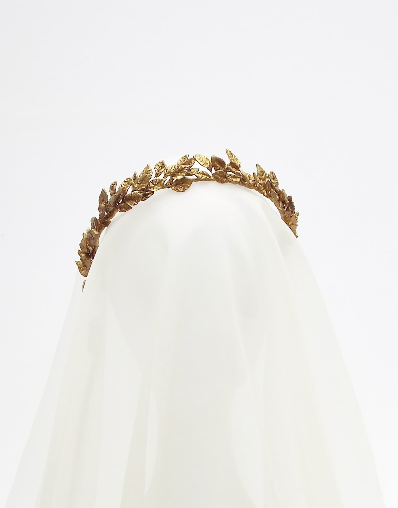 Gold Leaf Greek Style Crown, Grecian Headpiece, Bridal Accessory ...