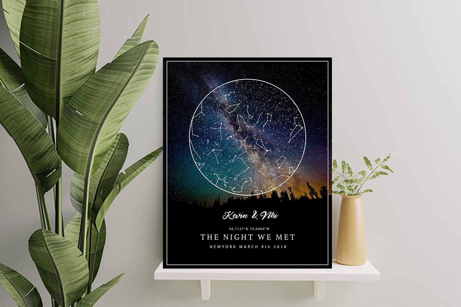 Custom Star Map, DIGITAL FILE ONLY, the Night We Met Star Map ...