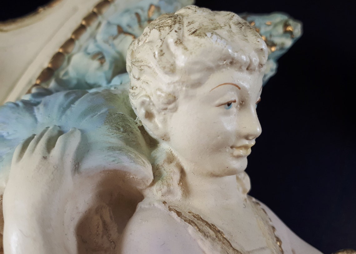 Vintage Chalkware Wall Plaque Devonware Wall Art Made in Canada Hand ...