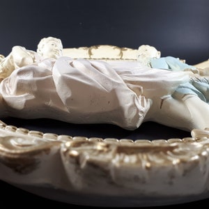 Vintage Chalkware Wall Plaque; Devonware Wall Art Made in Canada; Hand ...