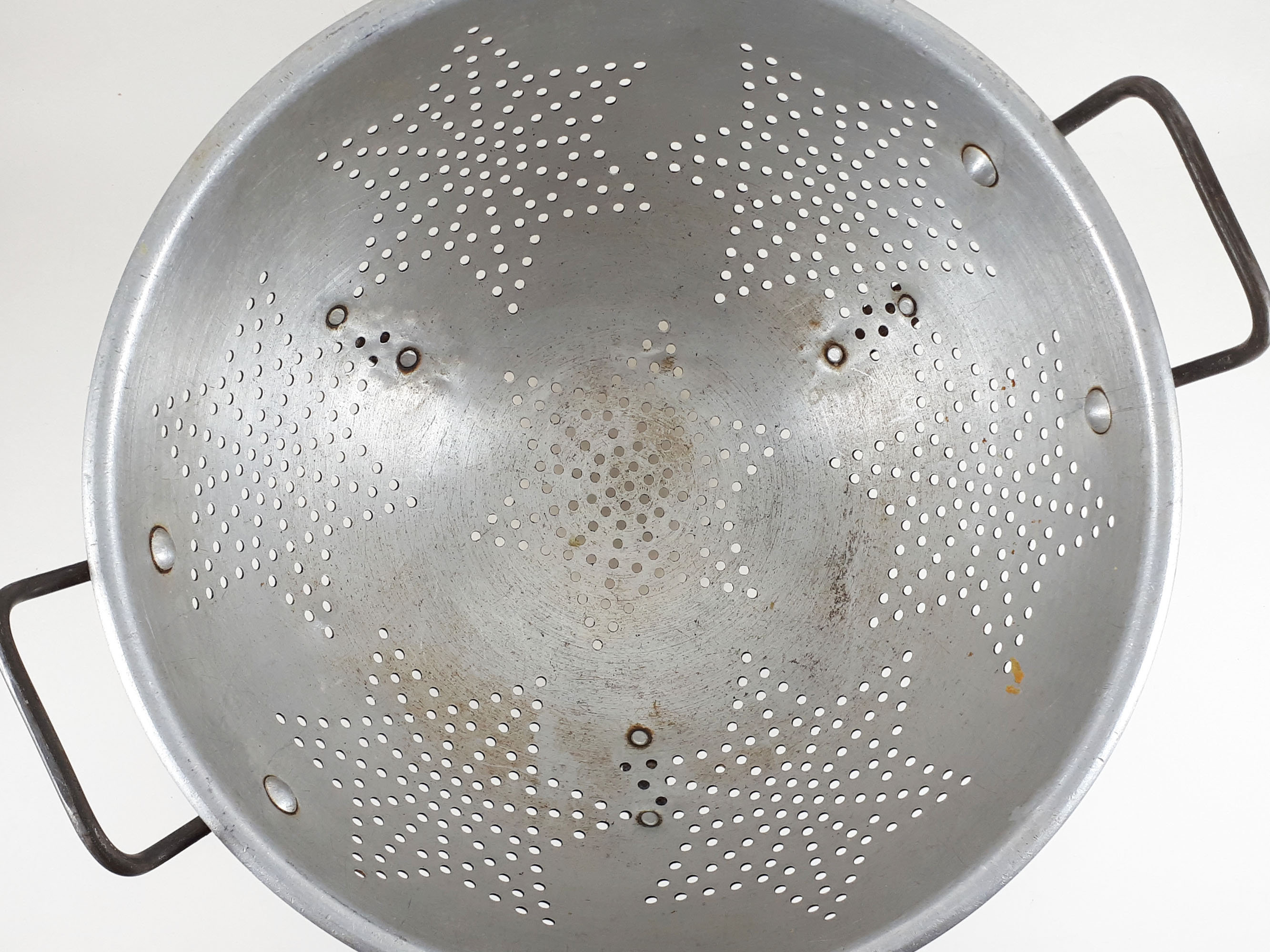 Rustic Aluminum Colander Star Design Vintage Kitchen Strainer Country ...