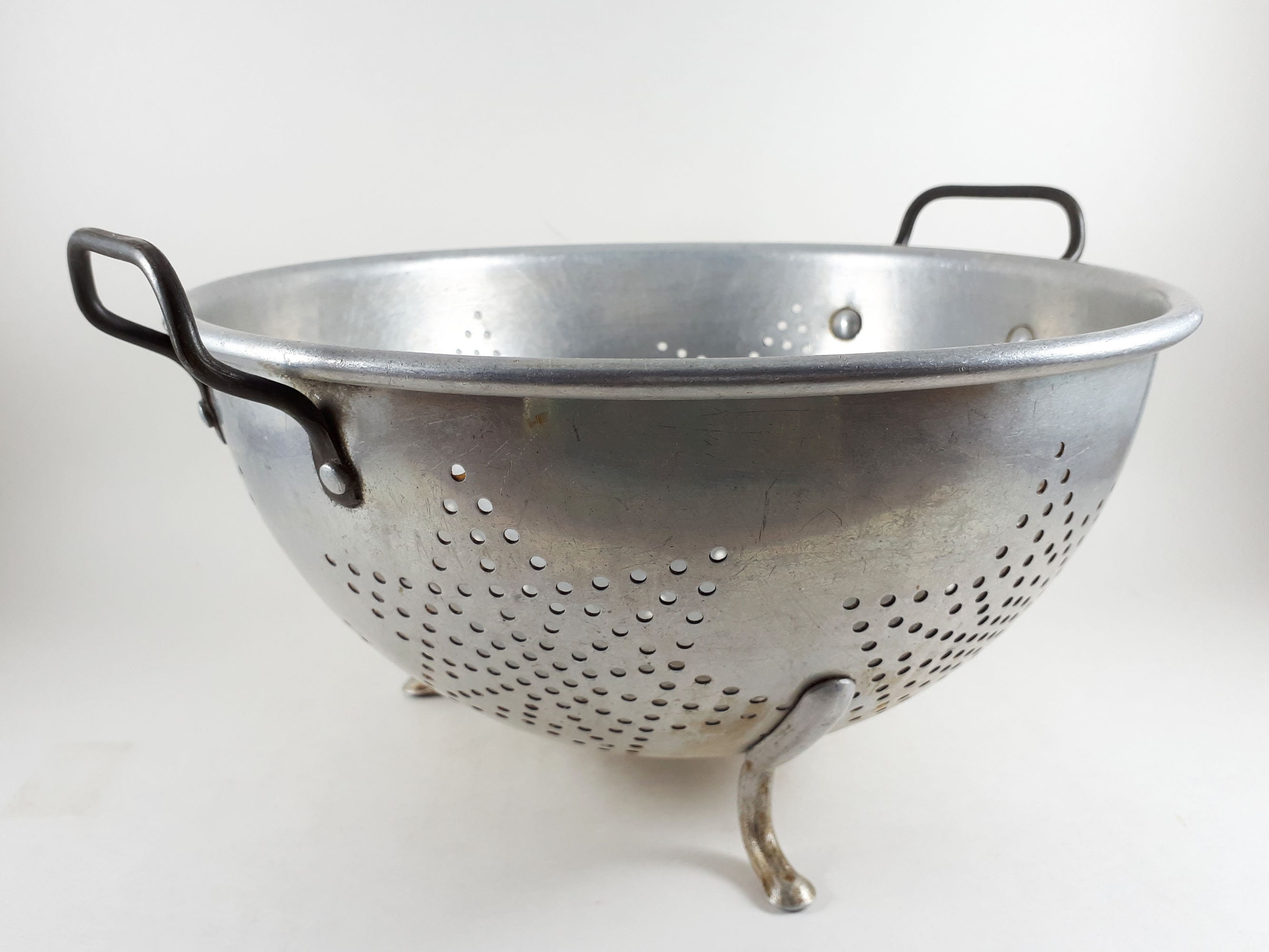 Rustic Aluminum Colander Star Design Vintage Kitchen Strainer Country ...