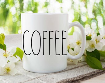 Coffee mug label | Etsy