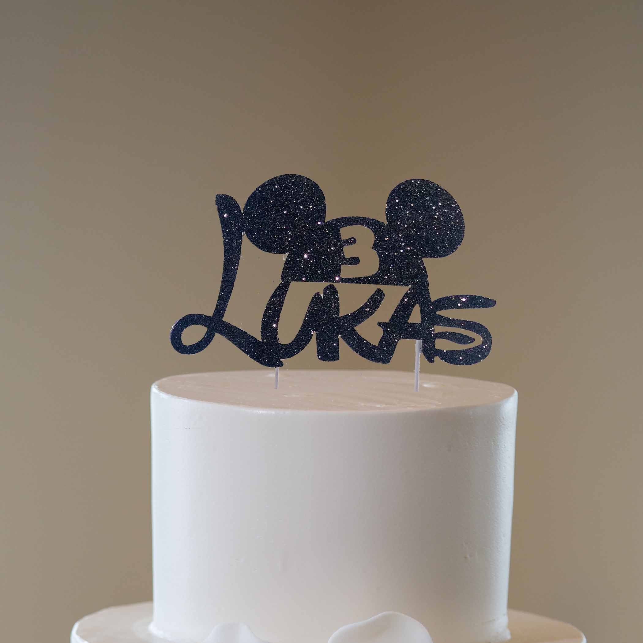 Mickey Mouse Birthday Cake Topper Mouseketeer Cake Topper | Etsy