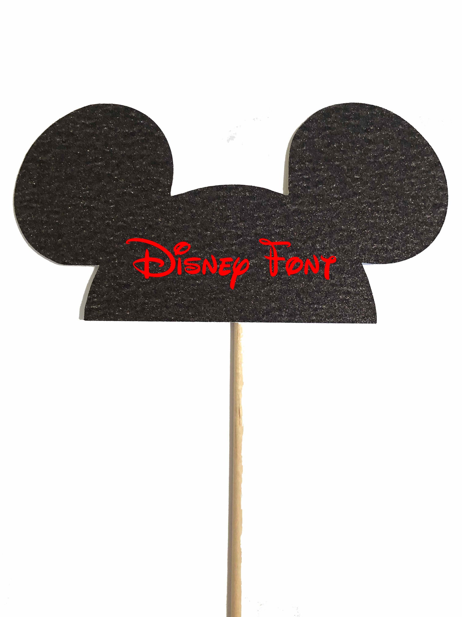 Mouseketeer Mickey Mouse Ears Cake Topper Mickey Ear Hat Cake | Etsy