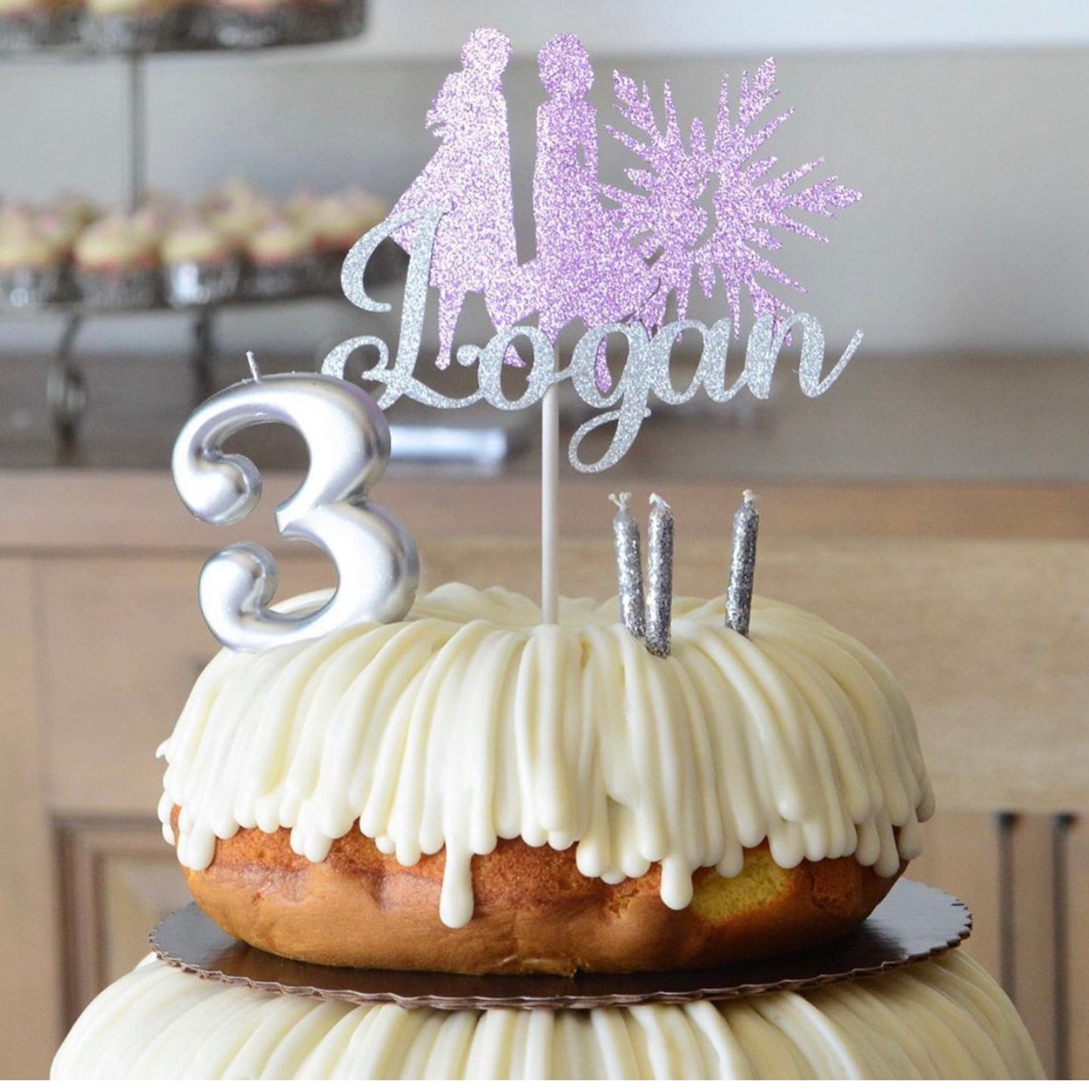 FROZEN 2 Inspired Cake Topper Anna & Elsa Cake Topper Elsa - Etsy