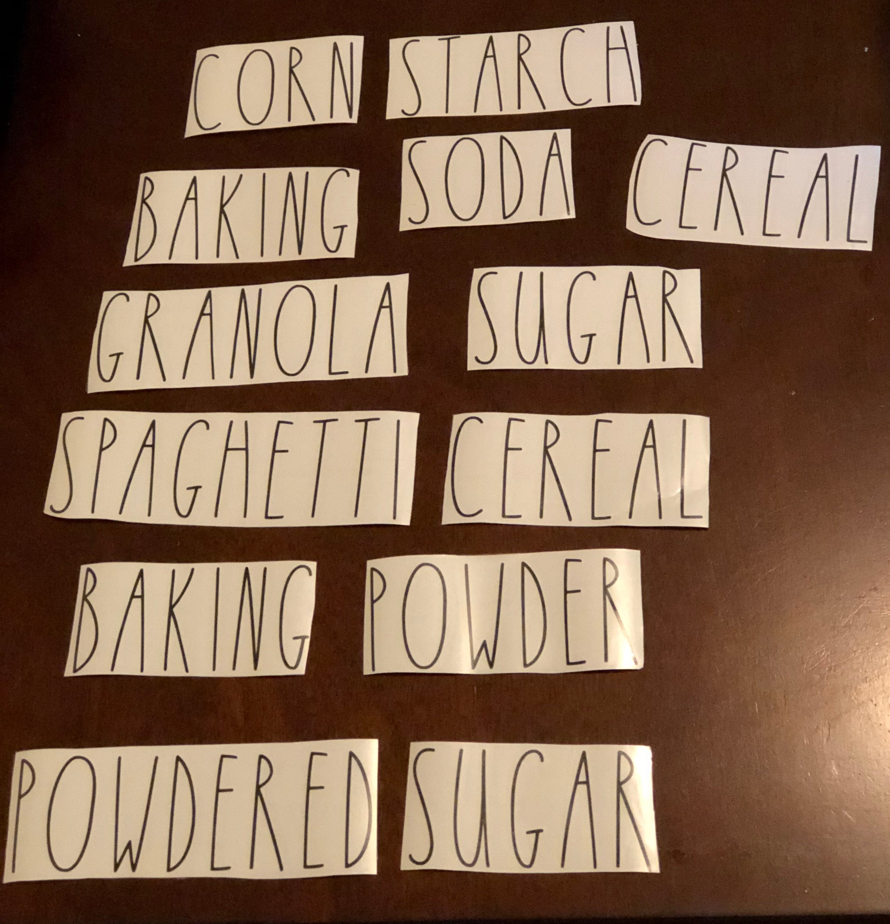 CUSTOM Rae Dunn Inspired Decals DIY Rae Dunn Vinyl Rae Dunn - Etsy