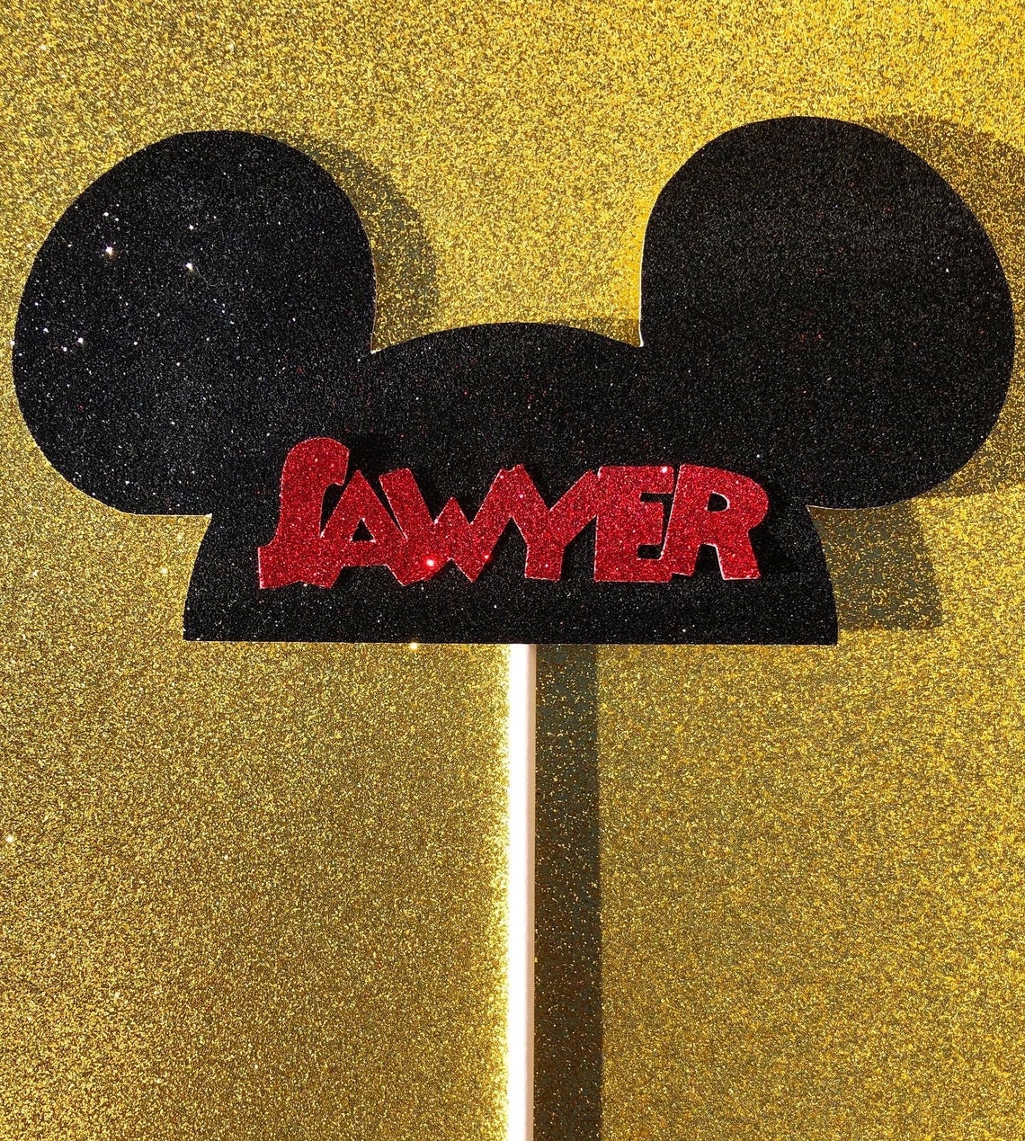 Mouseketeer Mickey Mouse Ears Cake Topper Mickey Ear Hat Cake | Etsy