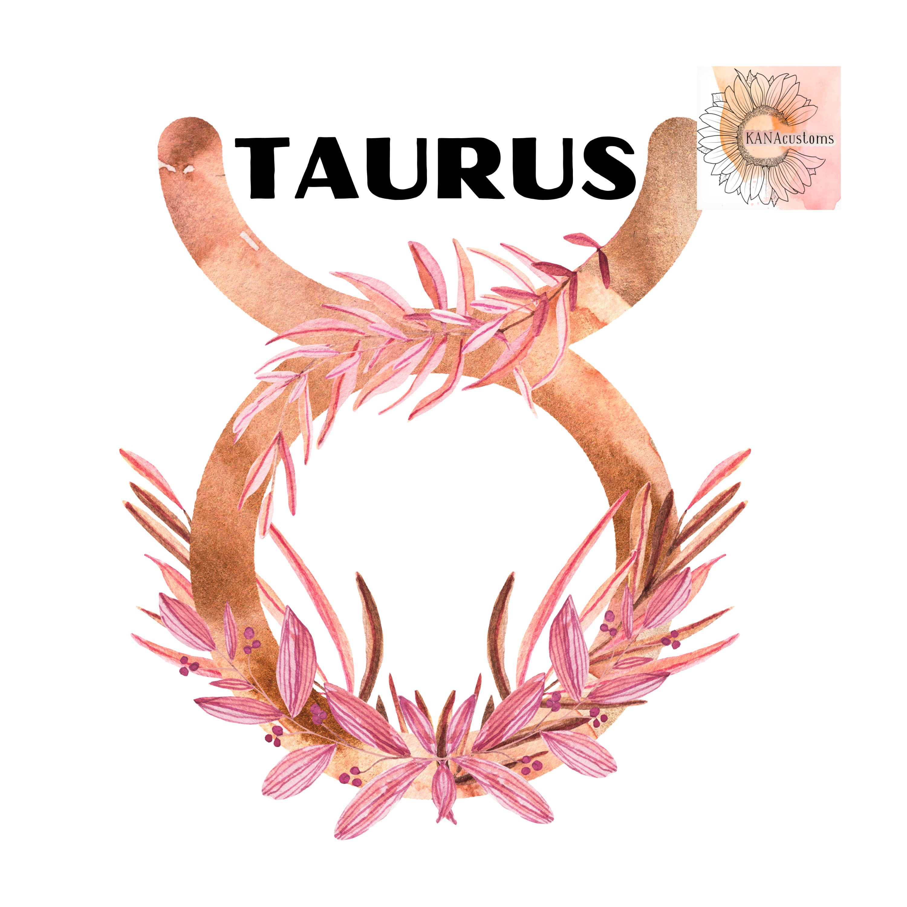 Taurus Taurus PNG Horoscope PNG Sublimation Digital - Etsy