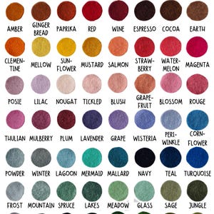 Handmade Any Colour Name Wool Felt Fabric Triple Layered Wall Hanging ...