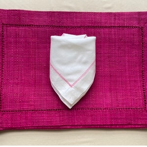 Raffia Placemat Set of 6 - Etsy