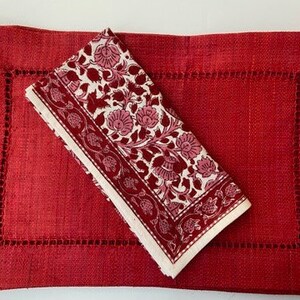 Raffia Placemat Set of 6 - Etsy