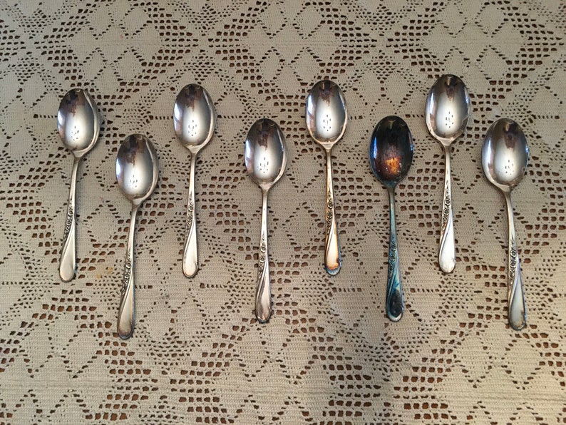 WM Rogers & Son 'spring Flower' Silver-plated Flatware 1950'S - Etsy