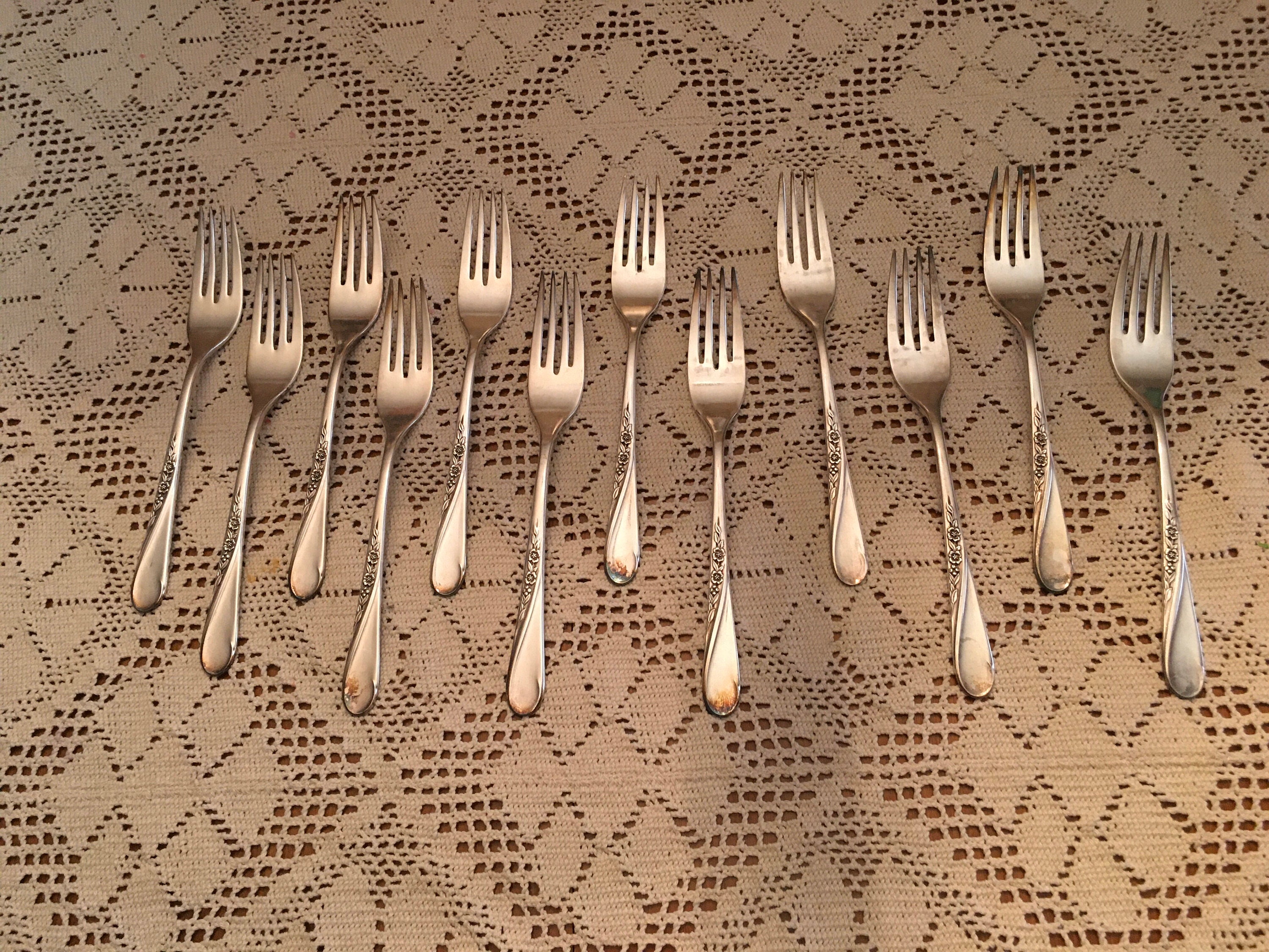 WM Rogers & Son 'spring Flower' Silver-plated Flatware 1950'S - Etsy