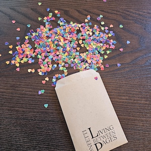 Mini Rainbow Heart Confetti - Etsy