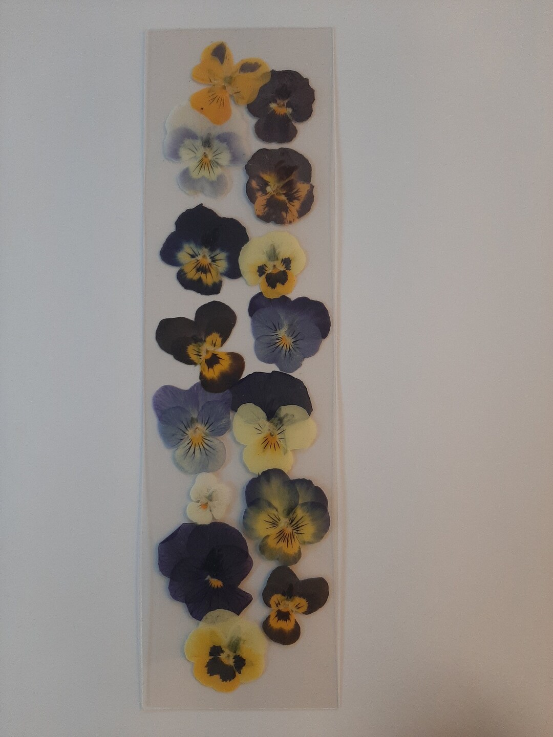 Large Pressed Violets Bookmark - Etsy