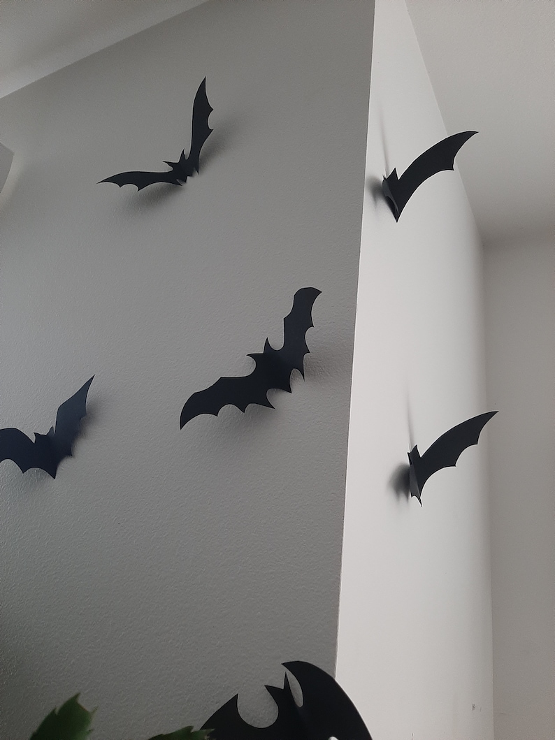 Bat Wall Decor 12pk - Etsy