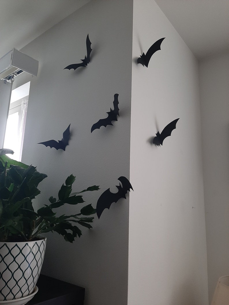 Bat Wall Decor 12pk - Etsy