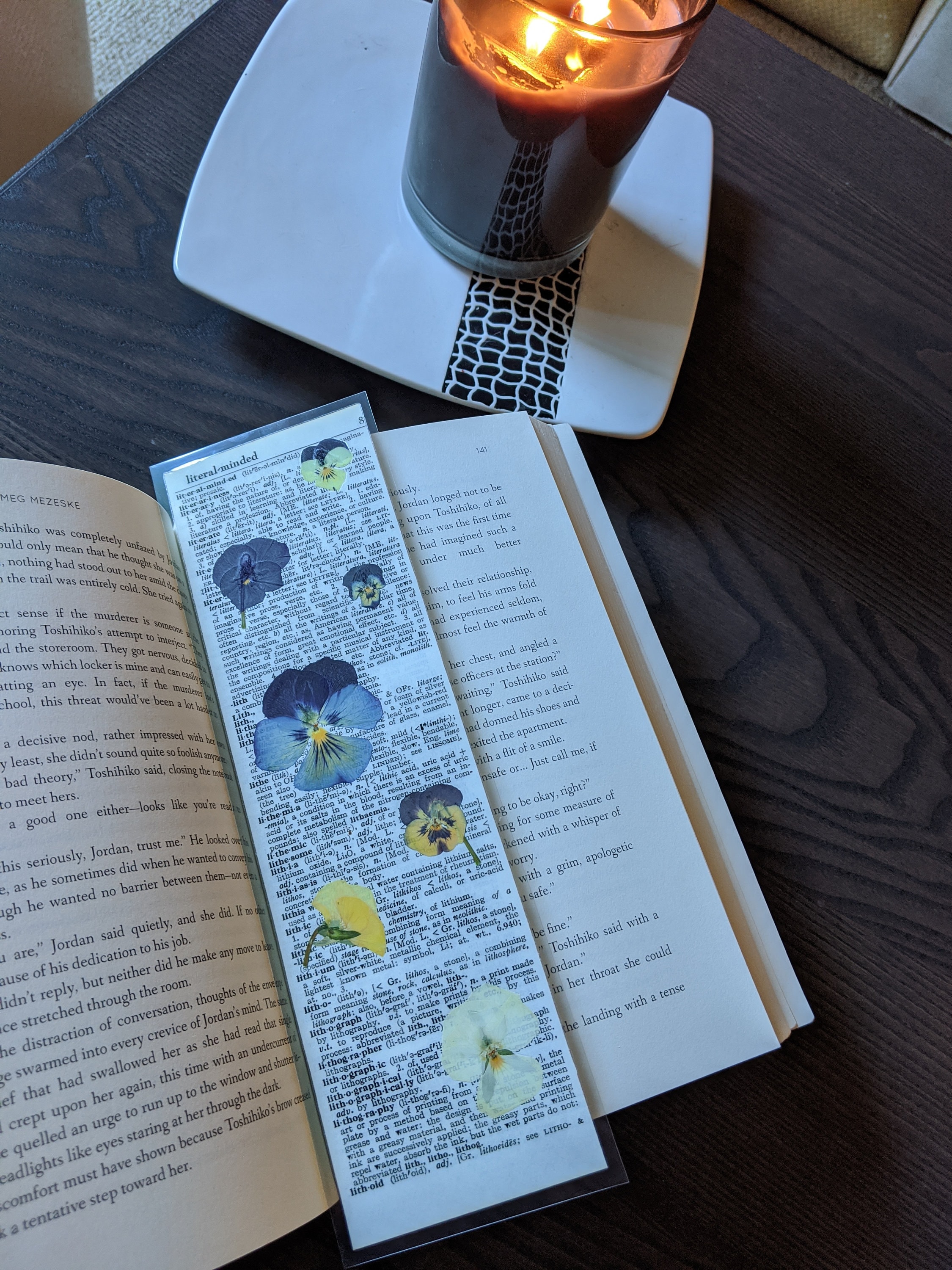 Buy Pressed Flower Dictionary Bookmark Online in India - Etsy