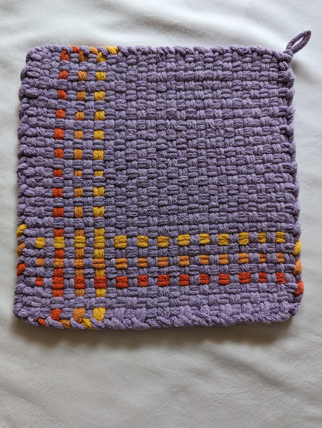 Nostalgic Cotton Loop Potholder/trivet - Etsy