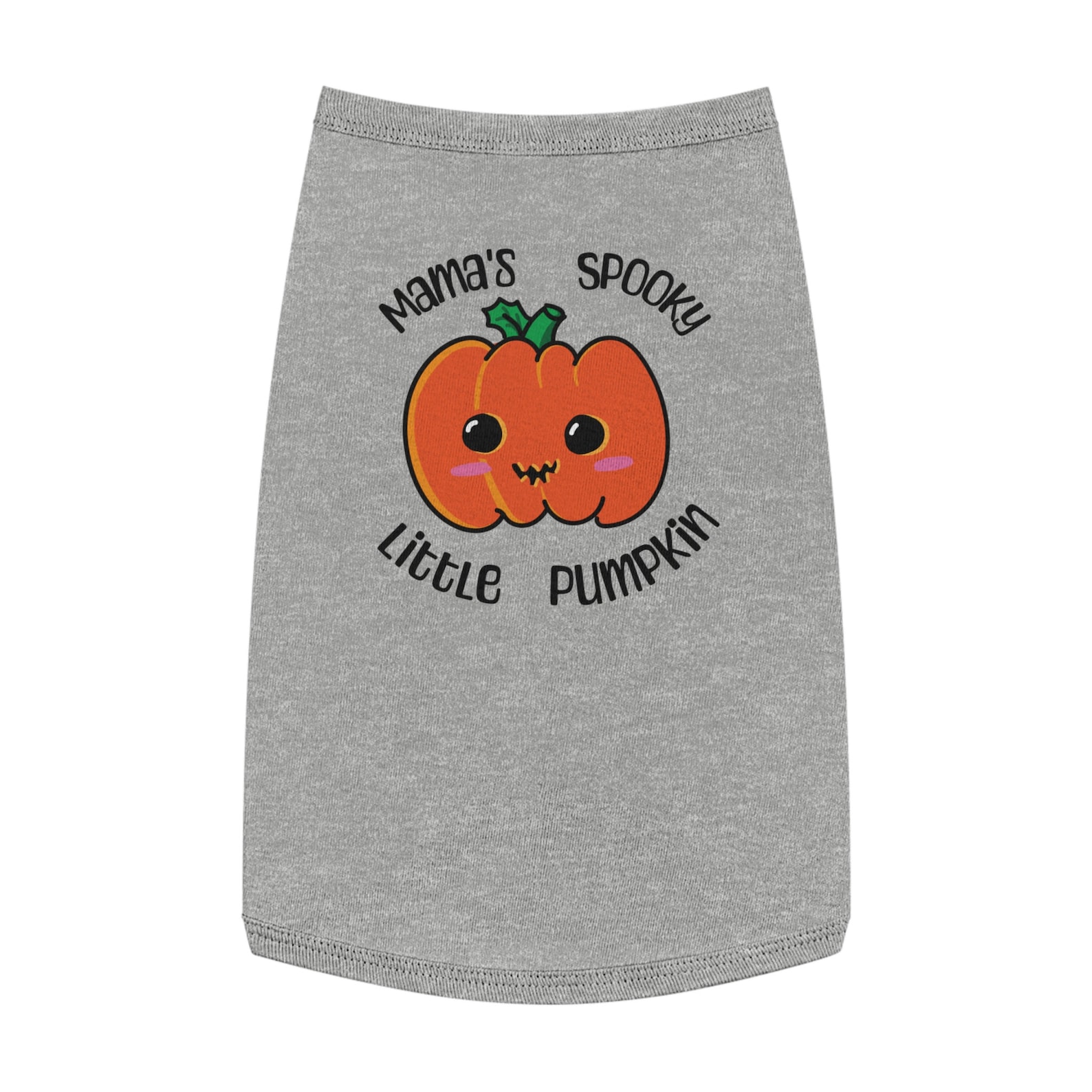 A mamas Spooky Little Pumpkin Pet Tank Top - Etsy