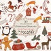 Christmas Winter Clipart Bundle Snowman Rudolph PNG Penguin Holiday ...