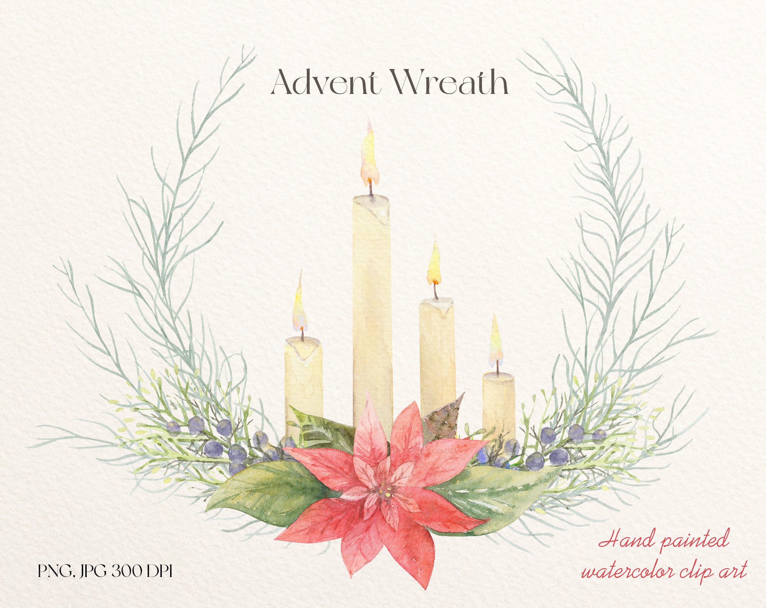 Advent Wreath Clip Art
