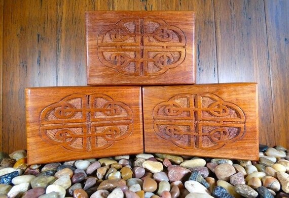 Hand Made Wooden Celtic Knot Box Celtic Box Celtic Celtic - Etsy