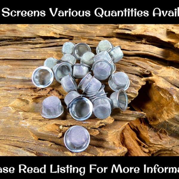 Glass Pipe Screens - Etsy