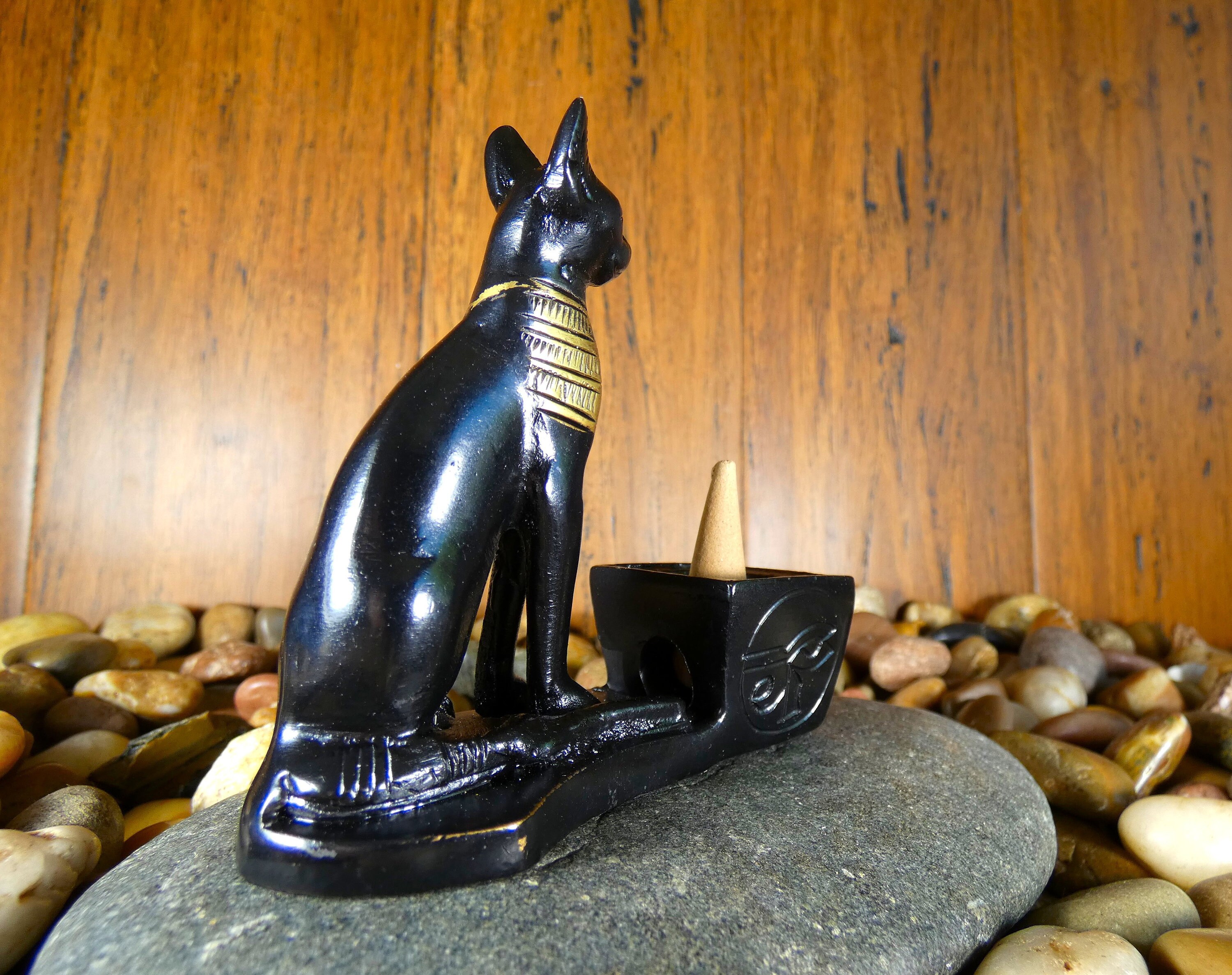 eye of horus cone burner Cone Burner Egypt accents Pharaoh Egyptian Cat ...