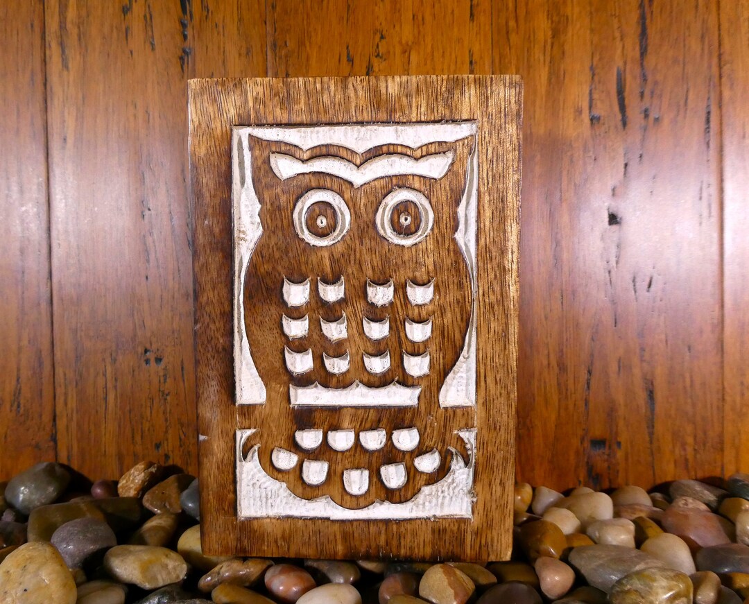 Hand Carved Owl Box With Latch - Owl Box, Hand Carved Box, Handmade Box ...
