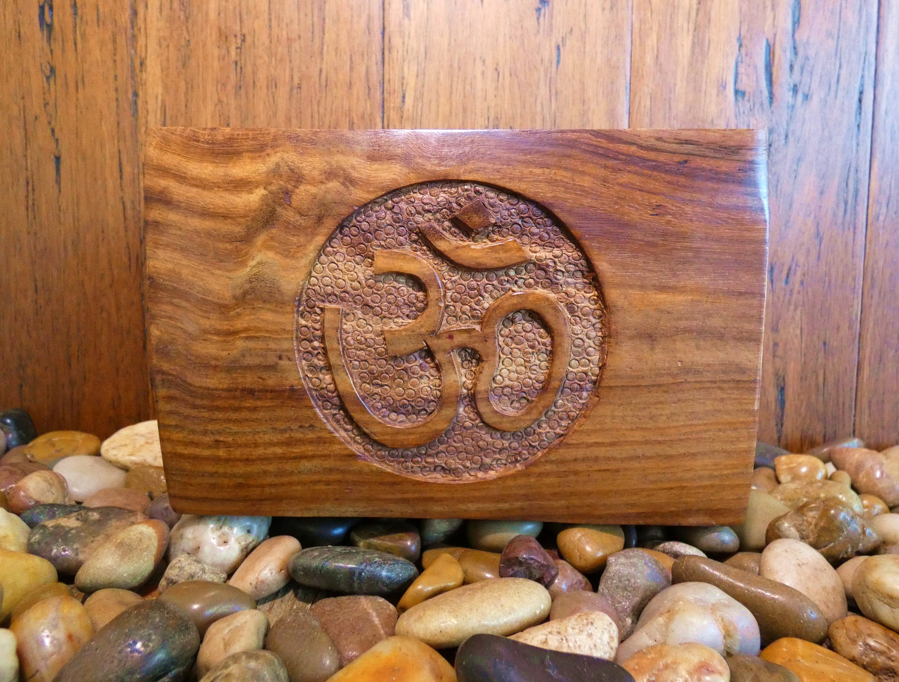 Hand Made Hindu Om Indian Box - Om Box, Indian Box, Handmade Box, Stash ...