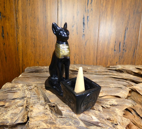 eye of horus cone burner Cone Burner Egypt accents Pharaoh Egyptian Cat ...